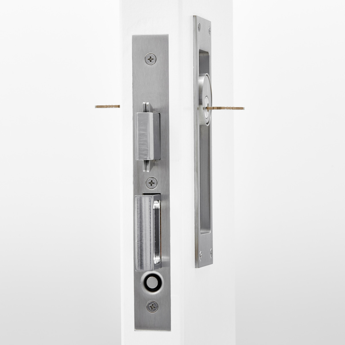 C-90L-CC Double Security Lock & Edge Pull Set